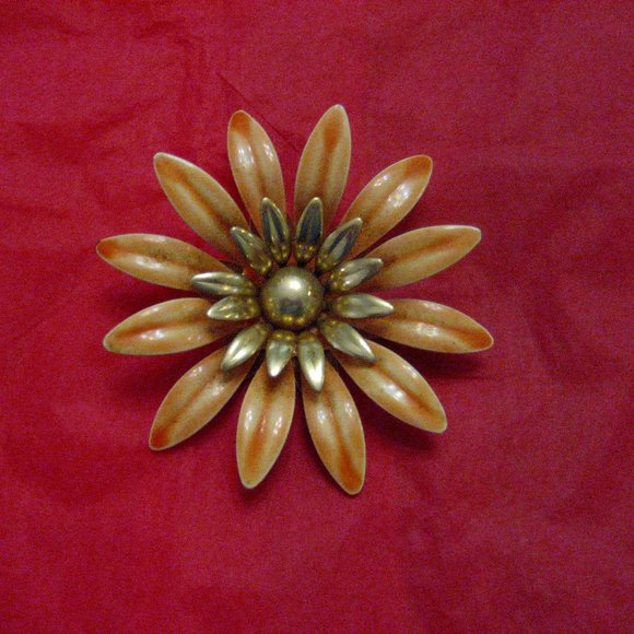 Sarah Coventry | Jewelry | Sarah Coventry Flower Petal Brooch 96669 ...